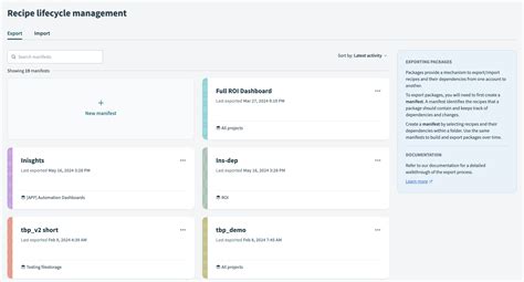 Recipe Lifecycle Management Workato Docs