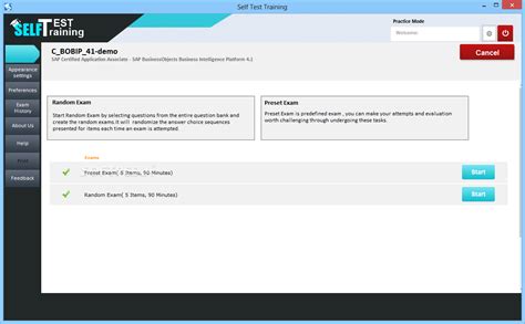 Self Test Training C BOBIP 41 1 0 0 Download Review Screenshots