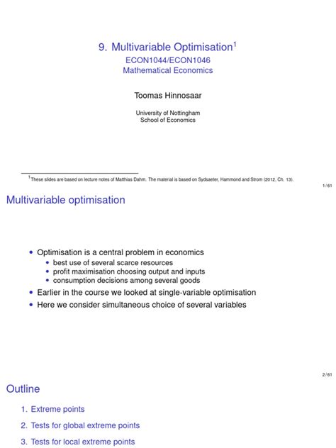 09 Multivariable Optimisation Pdf