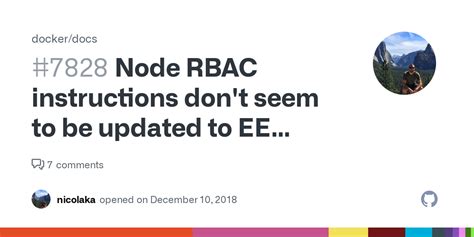 node rbac instructions don t seem to be updated to ee 2 1 ucp 3 1 · issue 7828 · docker docs