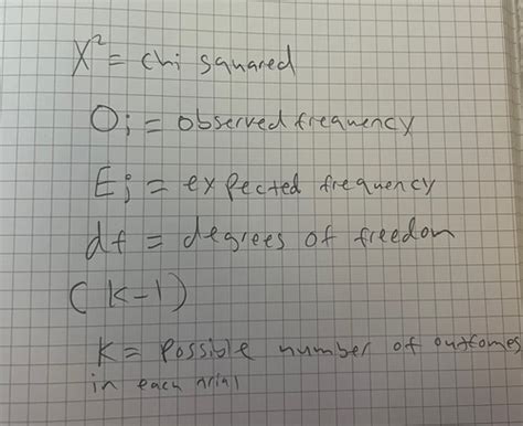 10 8 Chi Squared Flashcards Quizlet