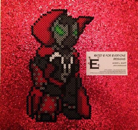 Spawn Perler Bead Sprite By Ratedeforeveryone Perler Beads Bead