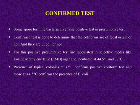 Detection And Enumeration Of Coliforms In Ganga Water Pptx