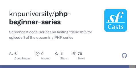 Github Knpuniversityphp Beginner Series Screencast Code Script And Lasting Friendship For