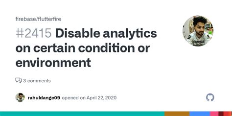 disable analytics on certain condition or environment · issue 2415