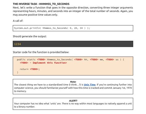 Solved Question Time Conversion Problem Introductory