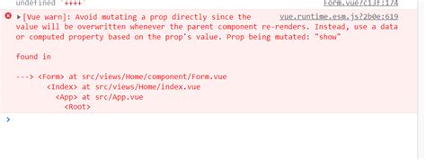关于报错avoid Mutating A Prop Directly Since The Value Will Be Overwritten