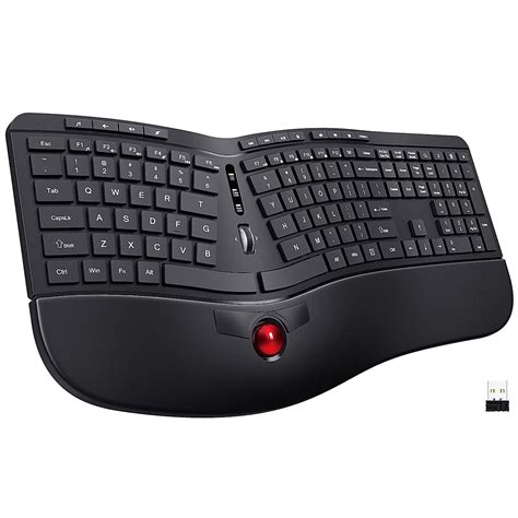 Ergonomic Keyboard And Trackball Combo Ultimate Comfort