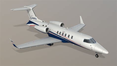 Bombardier Learjet 40 3d Model By Autoflex