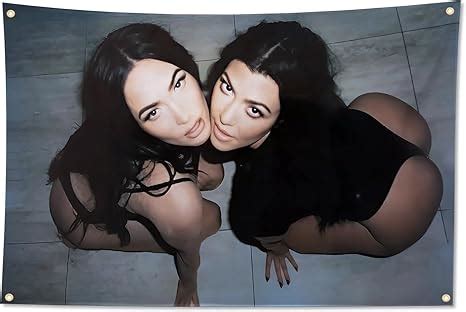 Czbr Timibuger Megan Fox And Kourtney Kardashian Flag 3x5ft