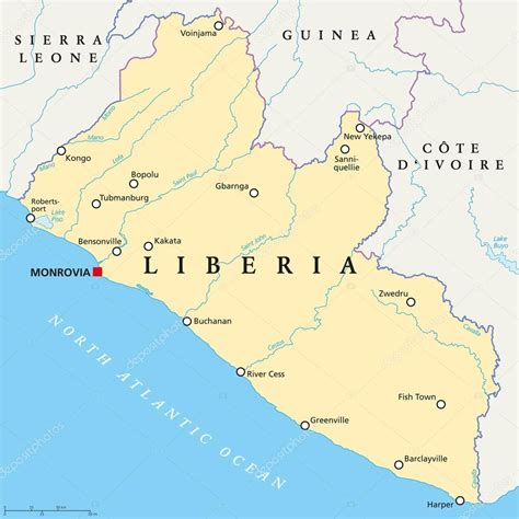 Landkarte Liberia Liberia Maps And Facts Oucebe