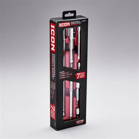 Professional Wobble Socket Extension Set 7 Piece Luxury Designer