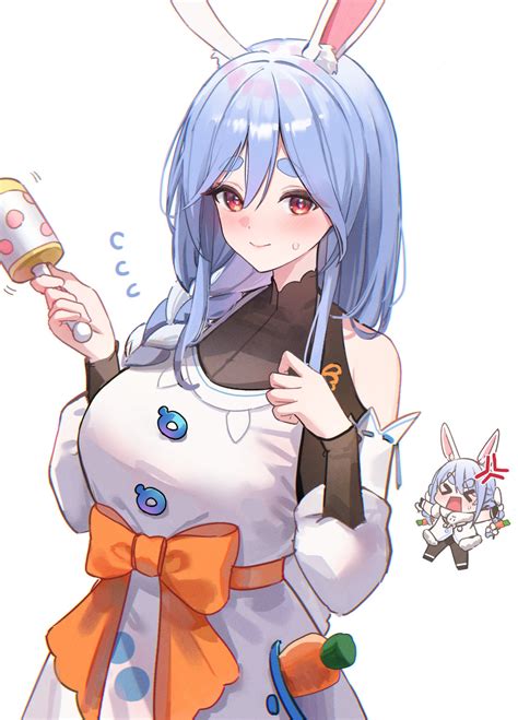 Usada Pekora Usada Pekora And Pekomama Hololive Drawn By Lunia Danbooru