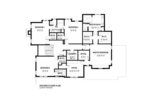 Second Floor Plan Premier Design Custom Homes Second Floor Plan Premier Design Custom Homes