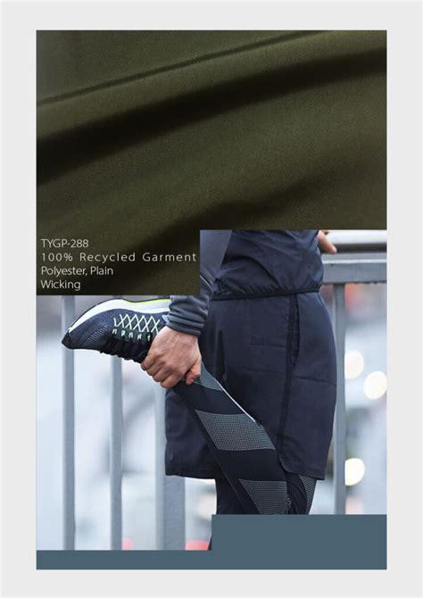 Recycled Polyester Is Made Fro A Closed Loop Post Consumer Textile