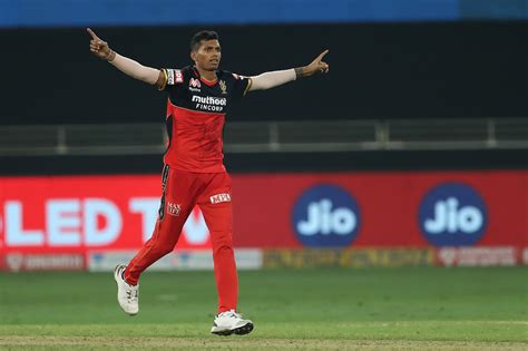 Navdeep Saini Celebrates After Yet Another Breakthrough