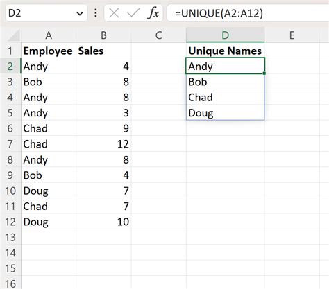 how to group by name in excel with examples