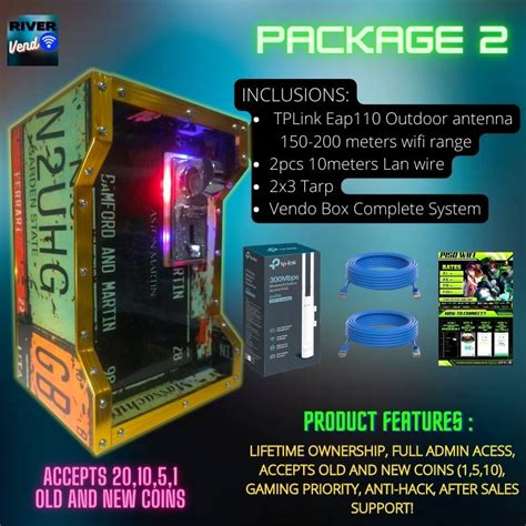 Piso Wifi Vendo Machine Set Easy Setup Durable Anti Hack Priority Plug And Play Lazada Ph