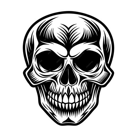 Skull Vector Logo Premium Ai Generated Vector