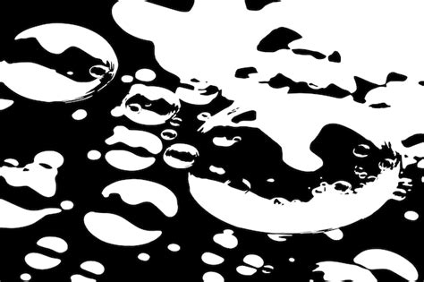 Premium Vector Black Texture Vector Of Bubbles