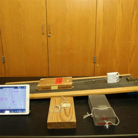 K Friction Of Block On Board TAMU Physics Lab Center