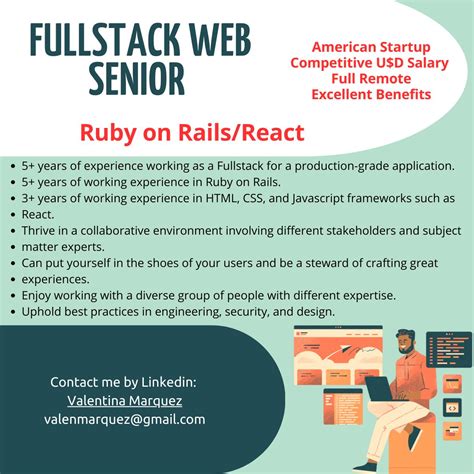 Fullstackweb Rubyonrails Latam React Ruby Fullstack Developer