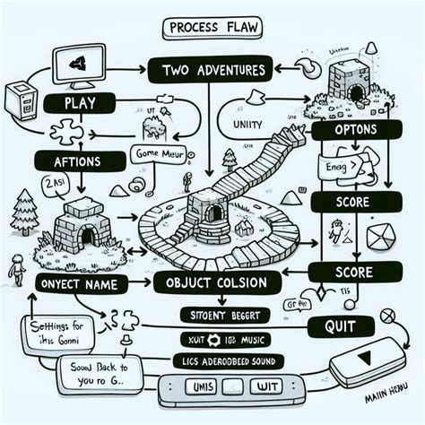 Game Development Process Flow Diagram Unity Hub Main Menu