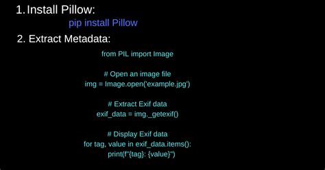 How To Get Metadata Of Image In Python Programming Insider