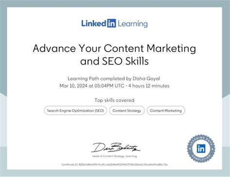 Disha Goyal On Linkedin Linkedinlearning Seo Contentmarketing