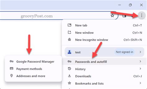 how to clear autofill in chrome