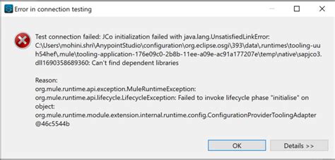 Unable To Configure Sap Connector On My Machine