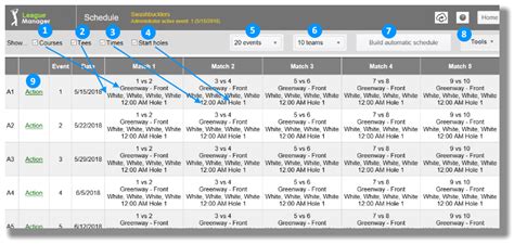 Automatically Build Schedule