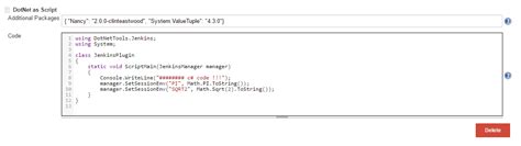 Jenkins Dotnet As Script Plugin