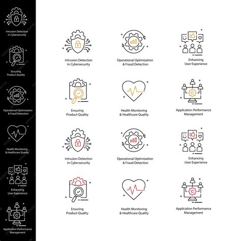 Premium Vector Anomaly Detection Vector Graphic Icon Design Set Visualizing Ai Insights