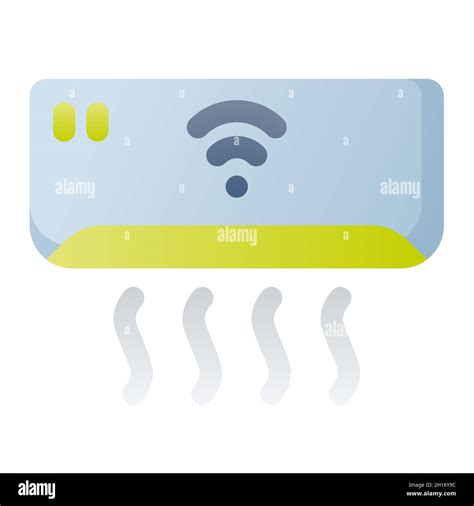 Ac Air Conditioning Single Isolated Icon With Smooth Style Vector Illustration Stock Photo Alamy