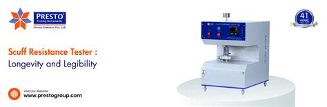 Scuff Resistance Tester Longevity And Legibility