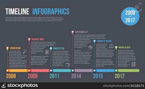 Timeline Infographics Timeline Infographics Template With Arrows