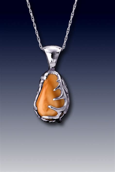 Custom Elk Ivory Pendants Necklaces Wilderness Mint