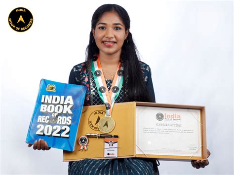 athulya s appreciation india book of records