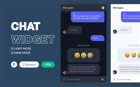 Chat Widget Figma