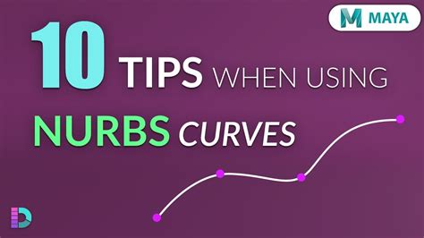 Maya Curve Tutorial Part 2 Tips For Working With Nurbs Curves Youtube