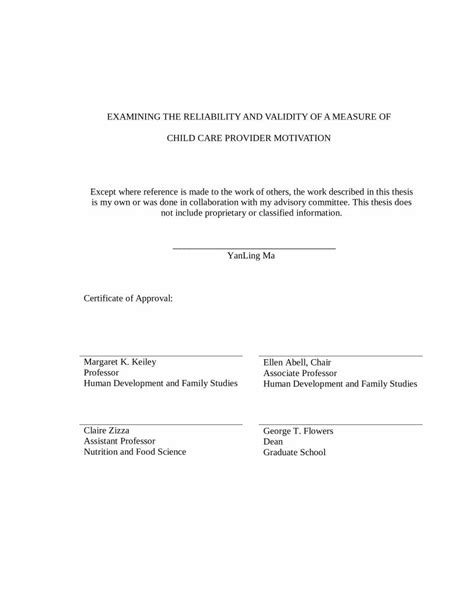 Pdf Examining The Reliability And Validity Of A Measure Of Dokumen Tips