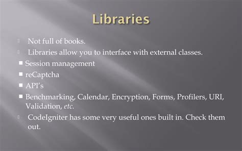 Codeigniter Simple Explanation Ppt