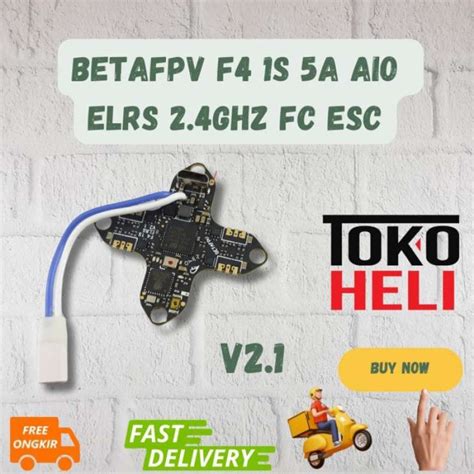 Jual Betafpv F4 1s 5a Aio Fc Esc Expresslrs 2 4ghz Elrs Flight Controller Di Seller Noelle