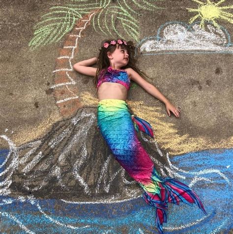 Luxury Bold Rainbow Mermaid Tail And Bikini Mini Mermaid Tails Mini Mermaid Tails Ltd