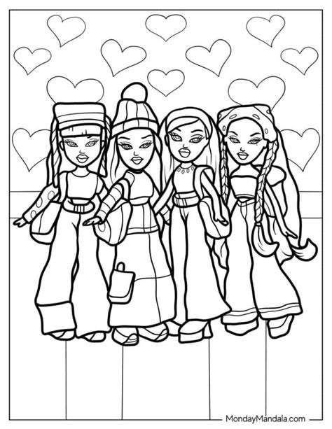 Bratz Dolls Coloring Pages Printable [2025]