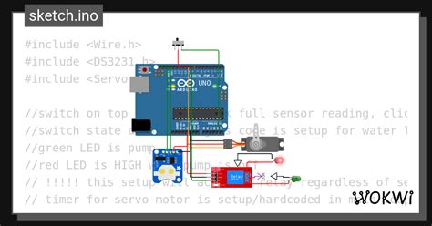 Servo With Ds3231 And Relay With Serial Output Motor After Relay