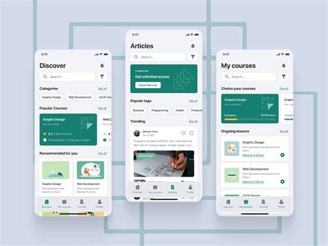 Online Course Mobile App By Tetiana On Dribbble