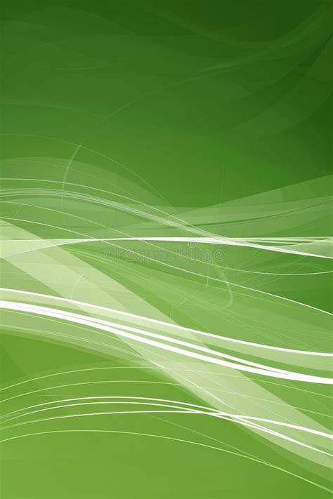Abstract Green Waves Creating A Serene And Calming Visual Effect Stock Image Image Of Peaceful
