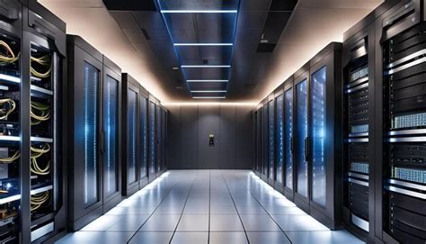 3d Render Data Center Premium Ai Generated Image